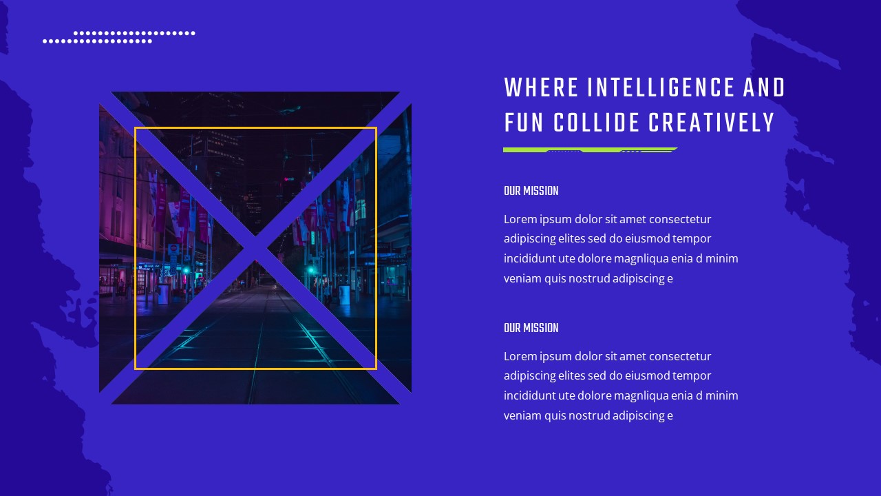 Futureshock - Cyberpunk PowerPoint Template, Presentation Templates