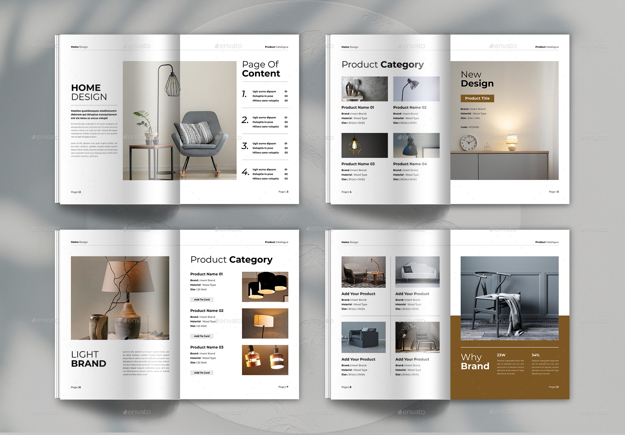 Product Catalogue Template, Print Templates | GraphicRiver
