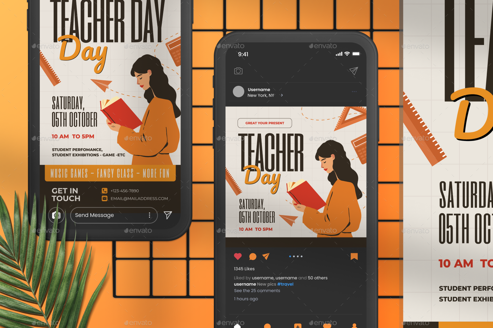 World Teacher's Day Event Flyer, Print Templates | GraphicRiver