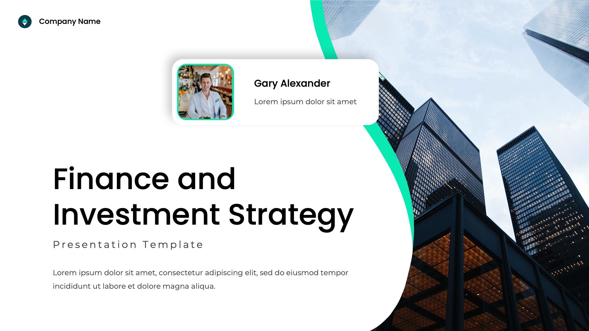 Finance and Investment Strategy Google Slides, Presentation Templates