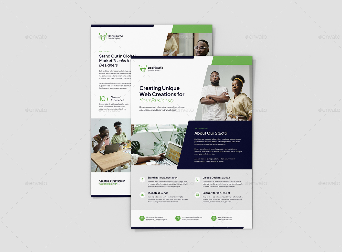 Web Studio Flyer Template, Print Templates | GraphicRiver