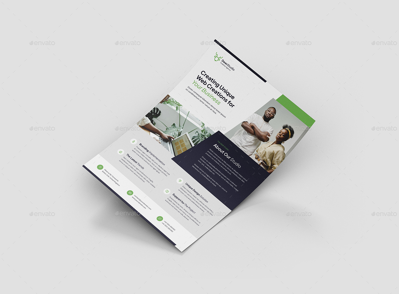 Web Studio Flyer Template, Print Templates | GraphicRiver