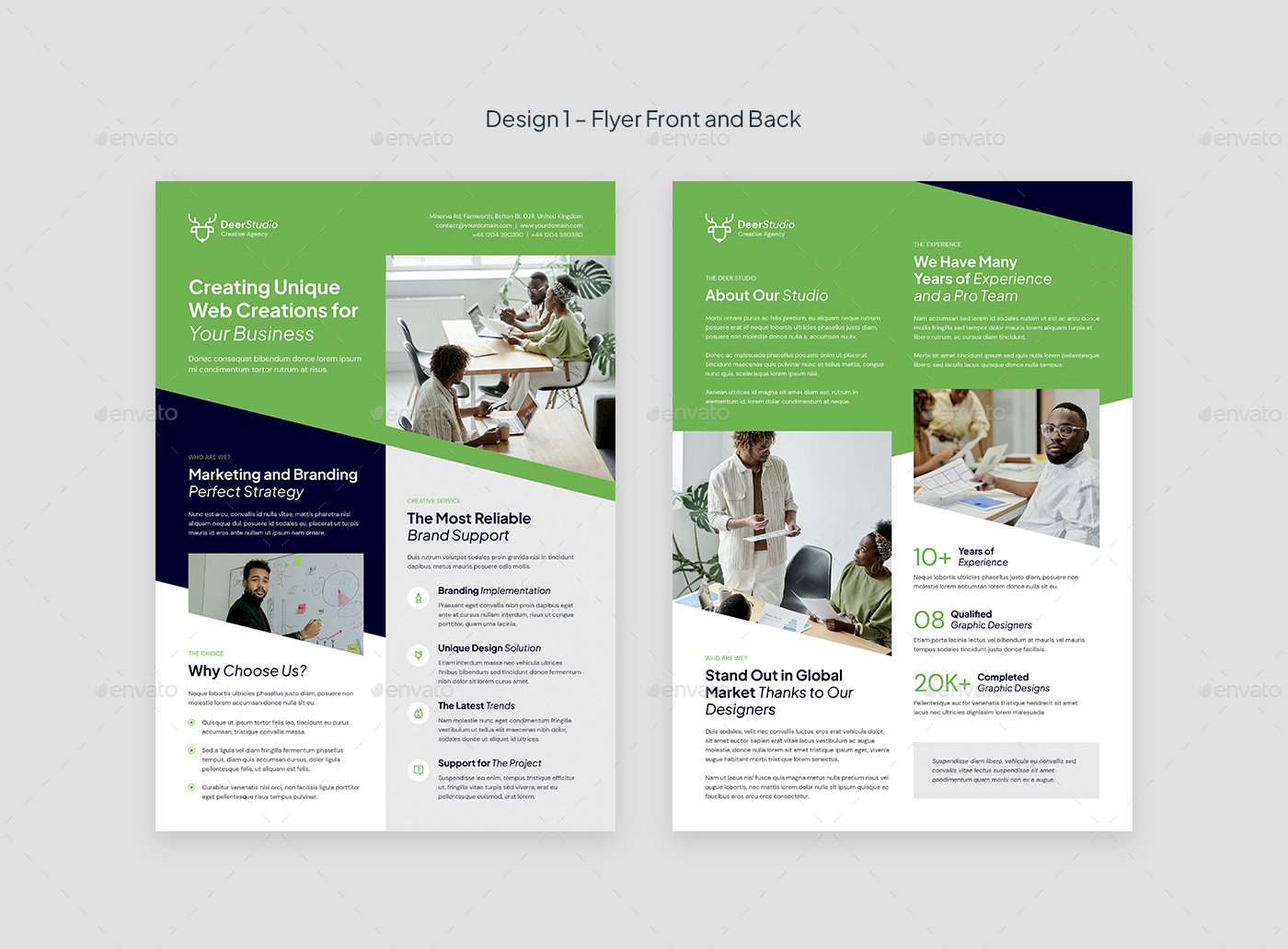 Web Studio Flyer Template, Print Templates | GraphicRiver