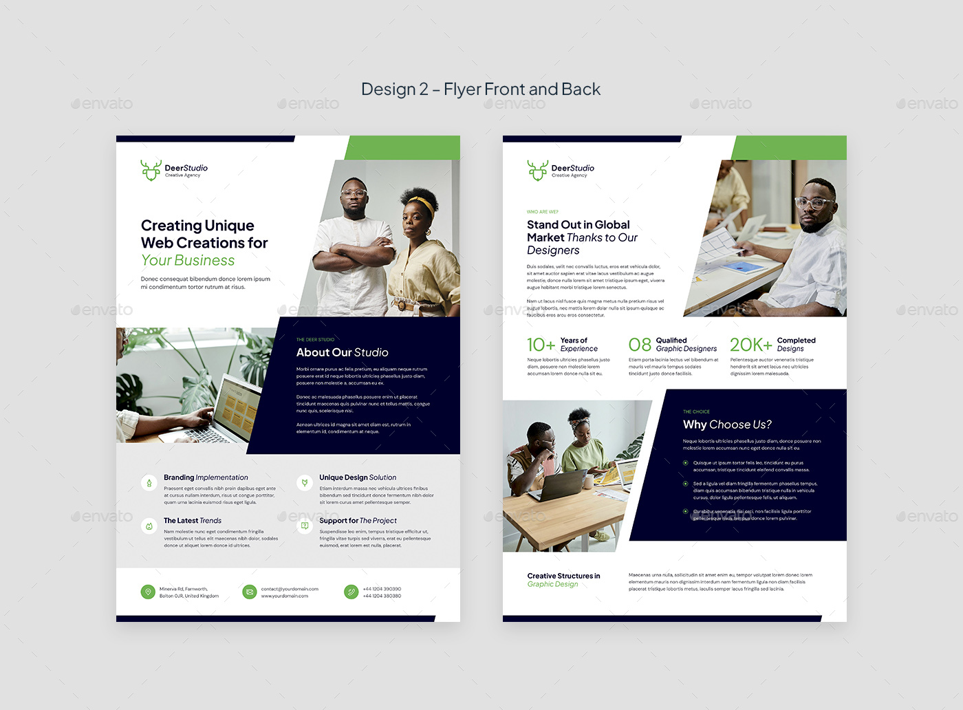 Web Studio Flyer Template, Print Templates | GraphicRiver