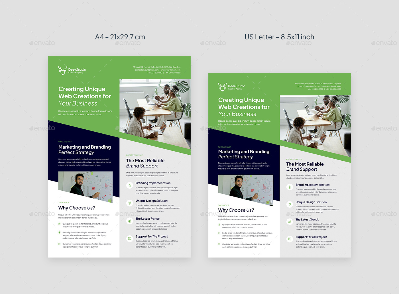 Web Studio Flyer Template, Print Templates | GraphicRiver