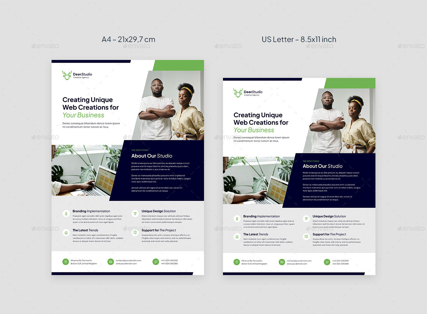 Web Studio Flyer Template, Print Templates | GraphicRiver