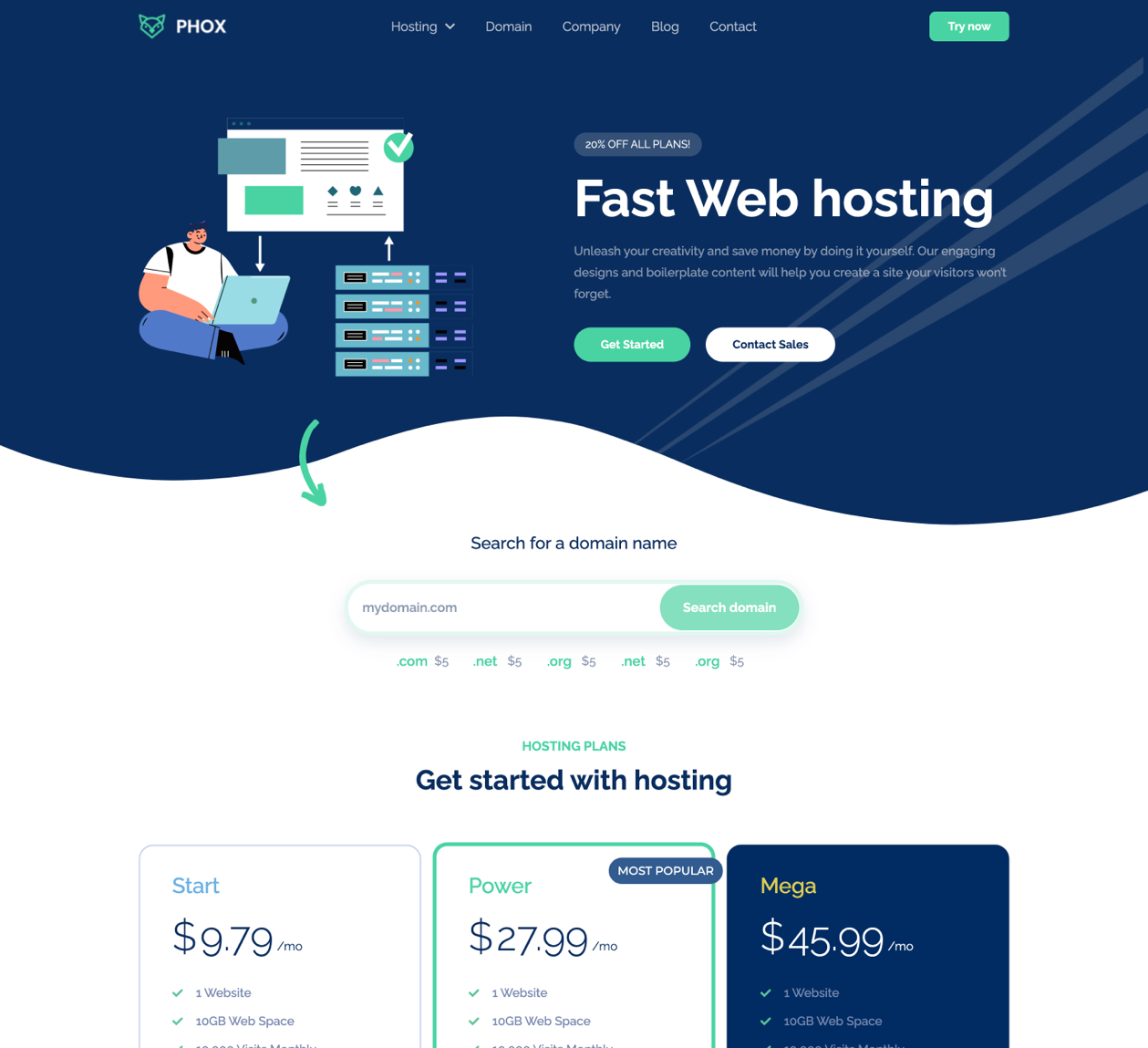 Phox - Hosting WordPress & WHMCS Theme by WHMCSdes | ThemeForest