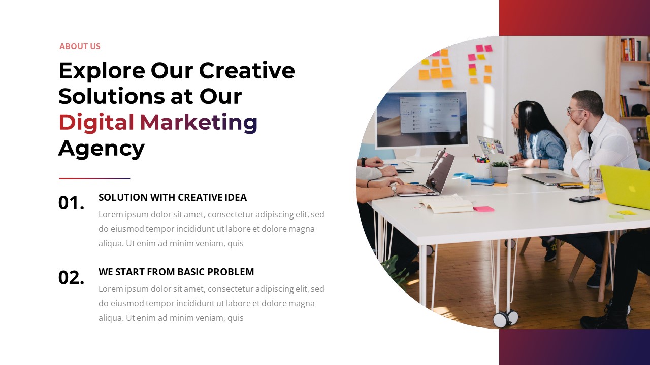 Amplify - Digital Agency PowerPoint Template, Presentation Templates