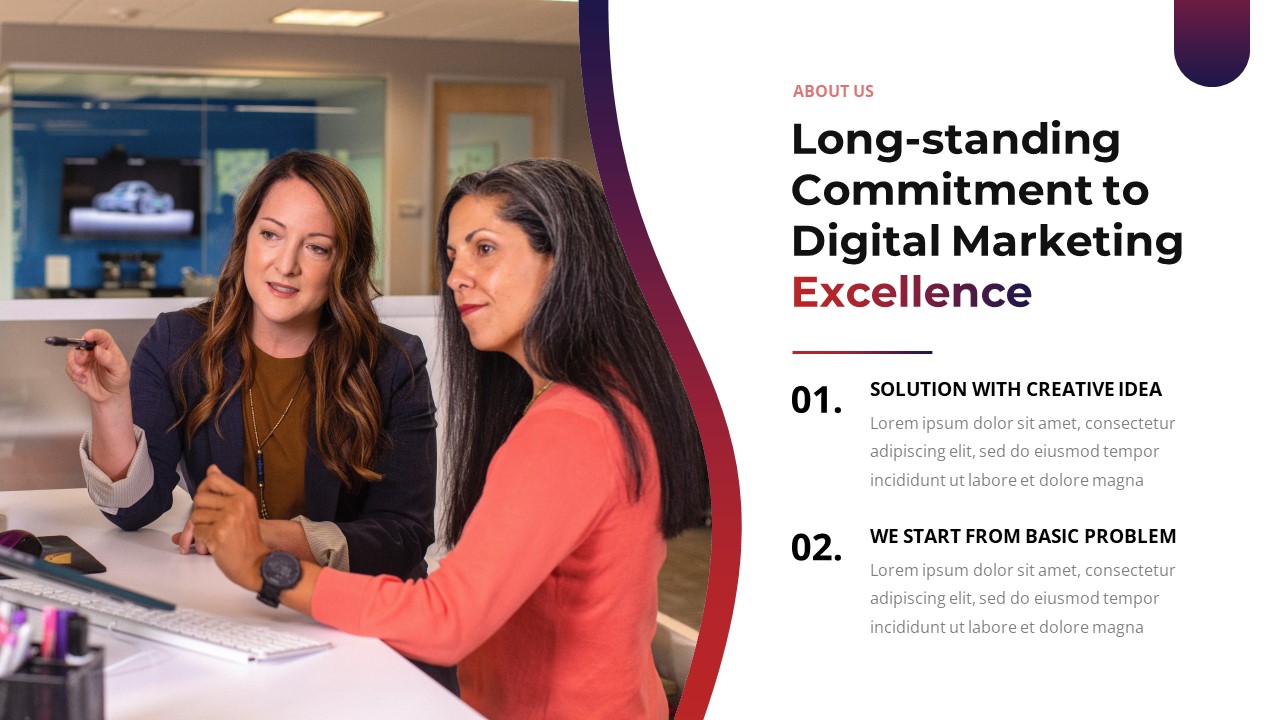 Amplify - Digital Agency PowerPoint Template, Presentation Templates