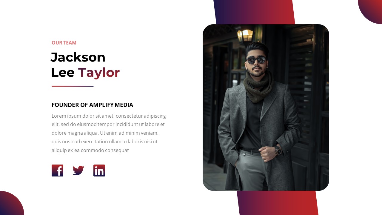 Amplify - Digital Agency PowerPoint Template, Presentation Templates