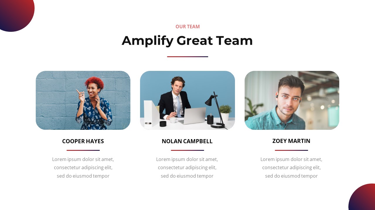 Amplify - Digital Agency PowerPoint Template, Presentation Templates