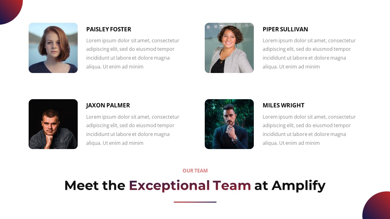Amplify - Digital Agency PowerPoint Template, Presentation Templates