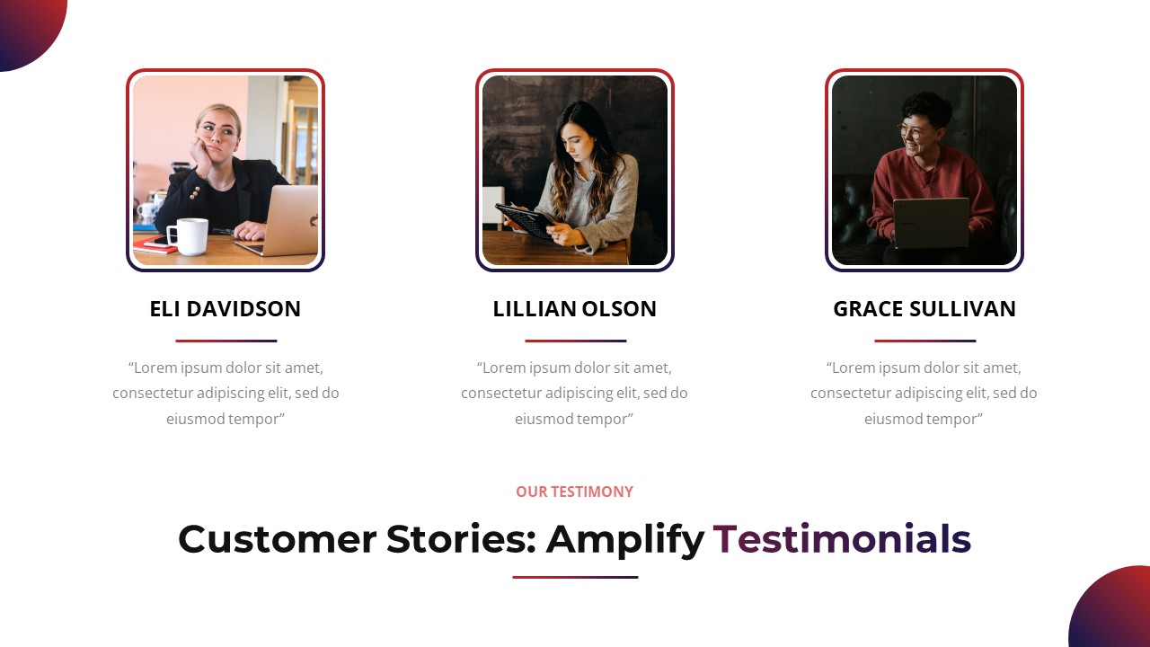 Amplify - Digital Agency PowerPoint Template, Presentation Templates