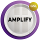 Amplify - Digital Agency Google Slides Template, Presentation Templates