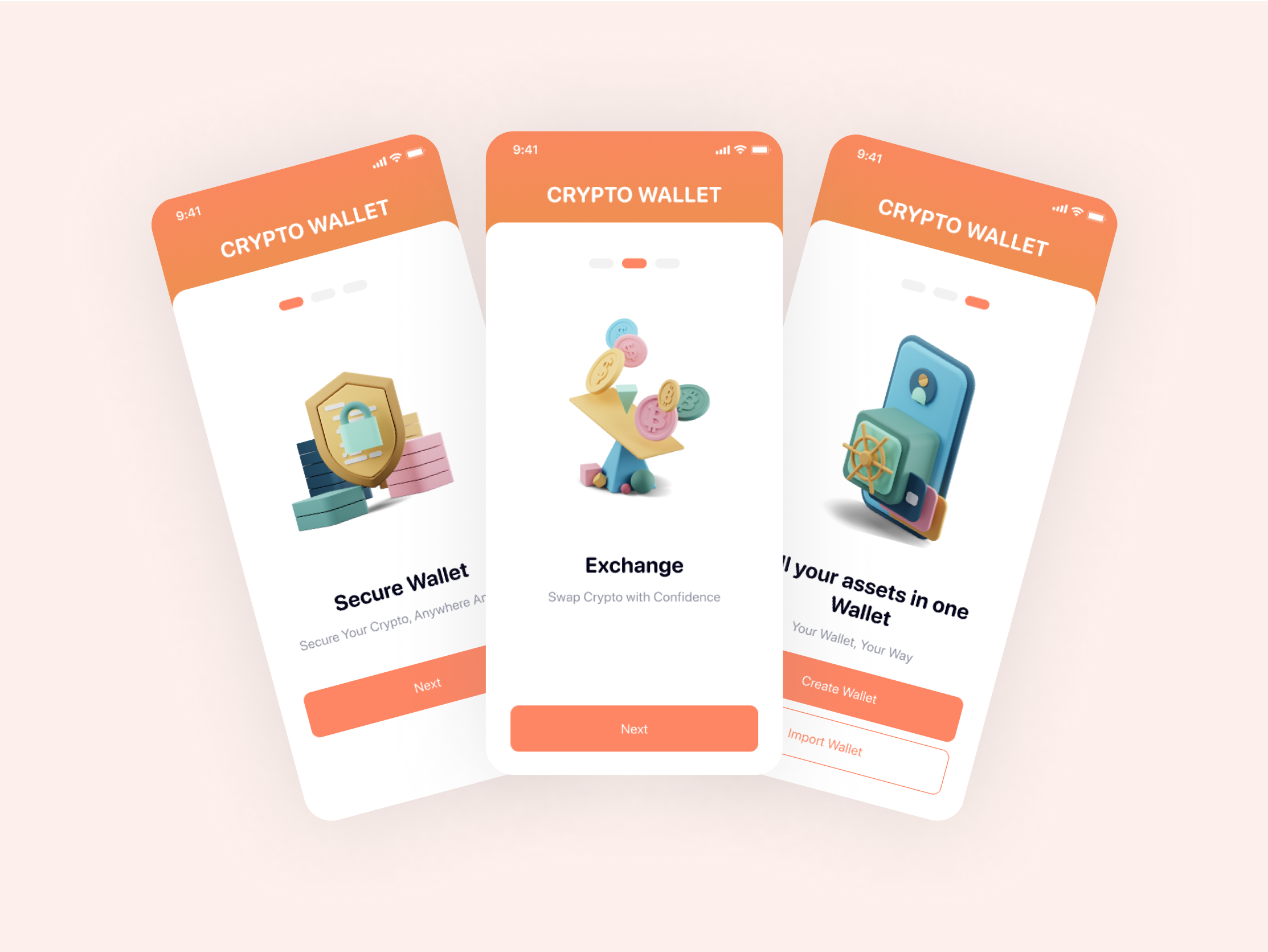 Ultimate Crypto and NFT Wallet Solution: Fully Functional Mobile App ...