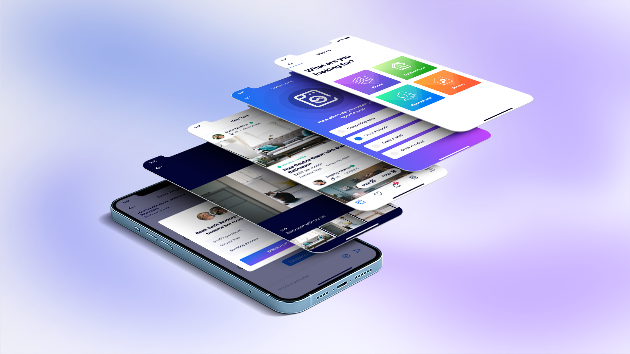 Stacy - Flutter Roommate Template by izidev2023 | CodeCanyon
