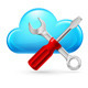 Single Cumulus Cloud and Tools , Vectors | GraphicRiver
