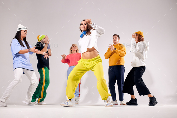 Cool cute team of dancers Stock Photo by Albertshakirov | PhotoDune