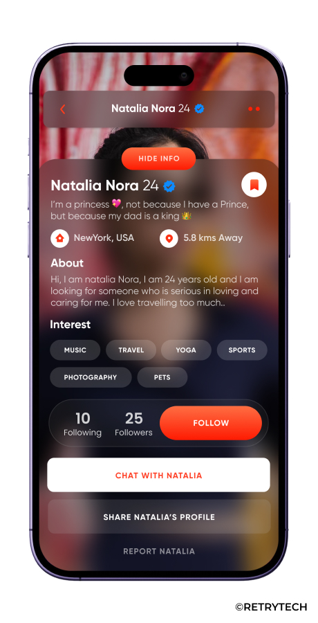 Orange - Dating app with Livestream, Chat, Gifts, Payouts : Flutter ...