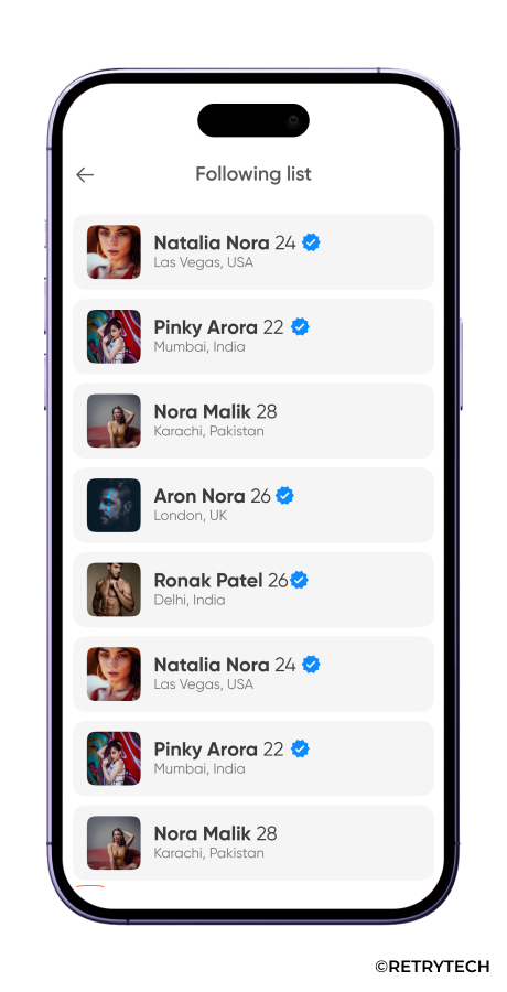 Orange - Dating app with Livestream, Chat, Gifts, Payouts : Flutter ...