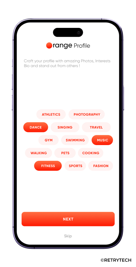 Orange - Dating app with Livestream, Chat, Gifts, Payouts : Flutter ...