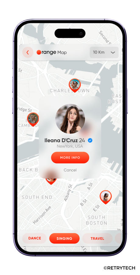 Orange - Dating app with Livestream, Chat, Gifts, Payouts : Flutter ...