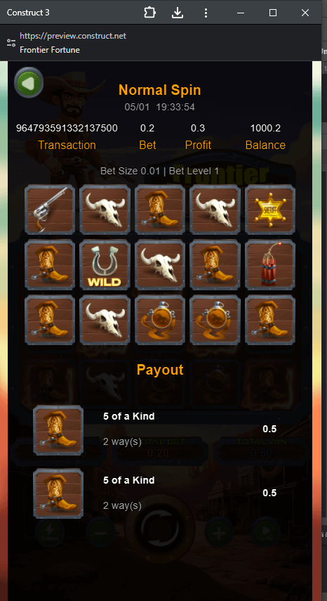 Frontier Fortune - HTML5 Game by FortuneBetSoft | CodeCanyon