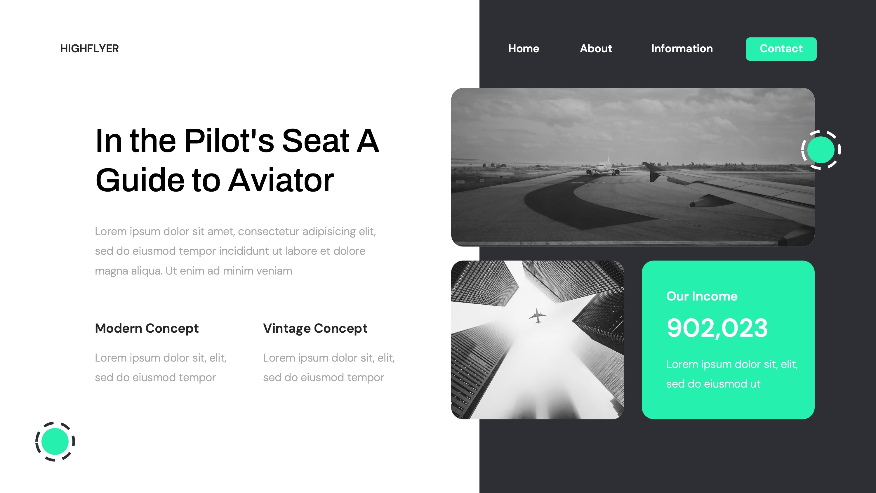 Highflyer Aviator Powerpoint, Presentation Templates | GraphicRiver