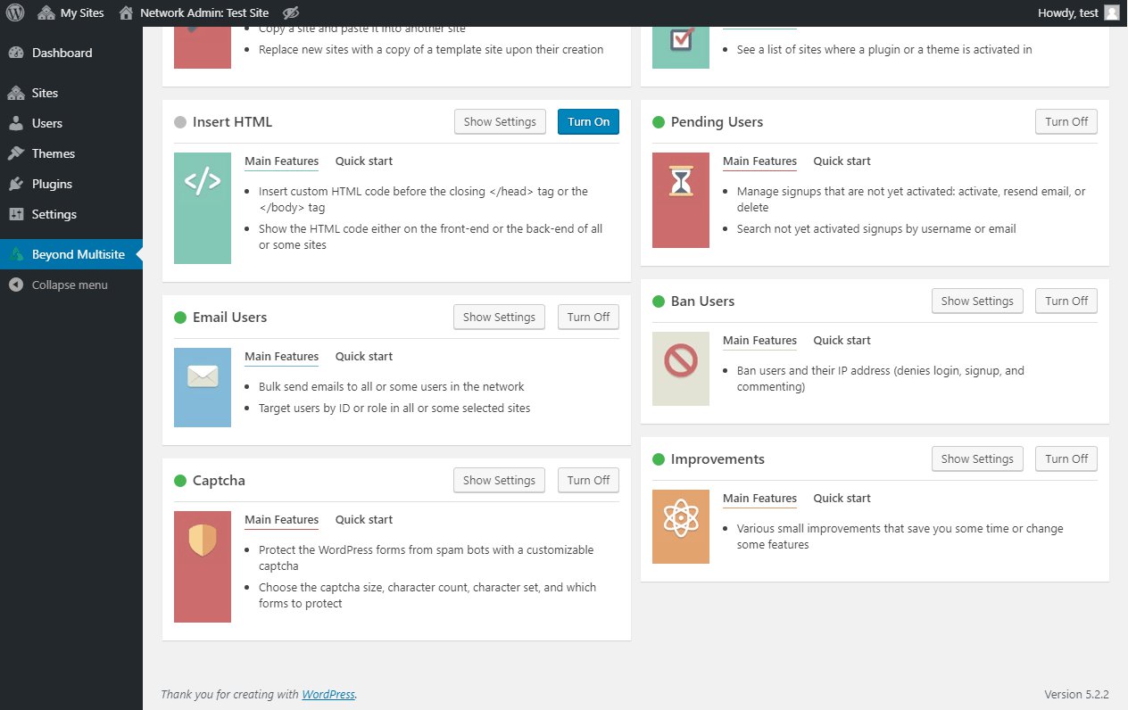Beyond Multisite - Utilities for WordPress Network Admins by nikolaydev
