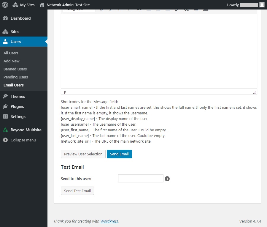 Beyond Multisite - Utilities for WordPress Network Admins by nikolaydev