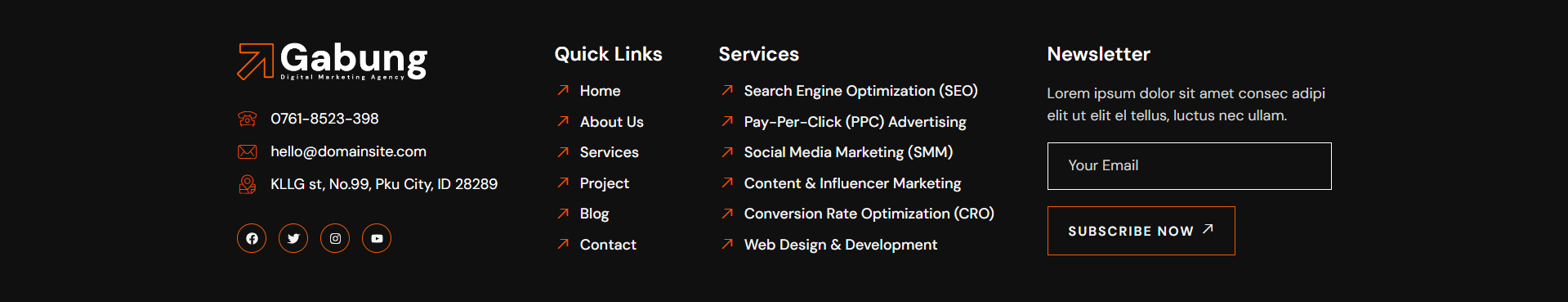 Gabung - Digital Marketing Agency Elementor Template Kit by Rometheme