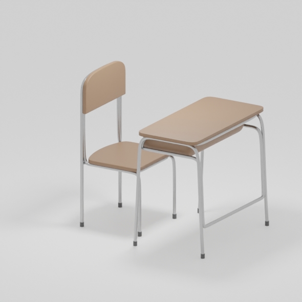 School Chair Set by mrfauzi | 3DOcean