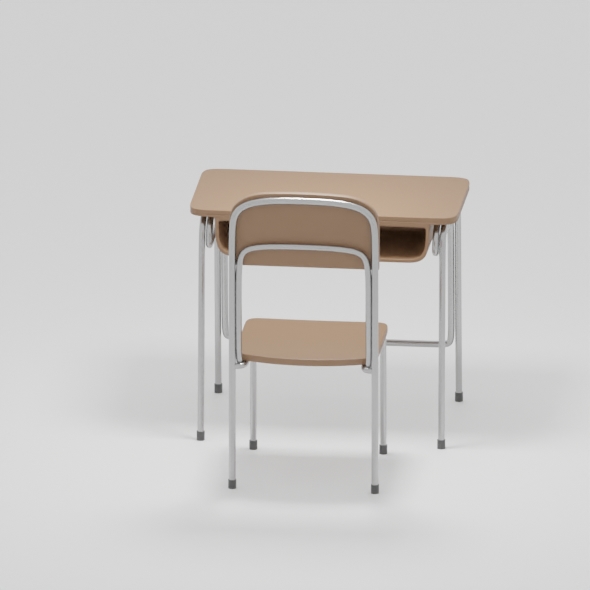 School Chair Set by mrfauzi | 3DOcean