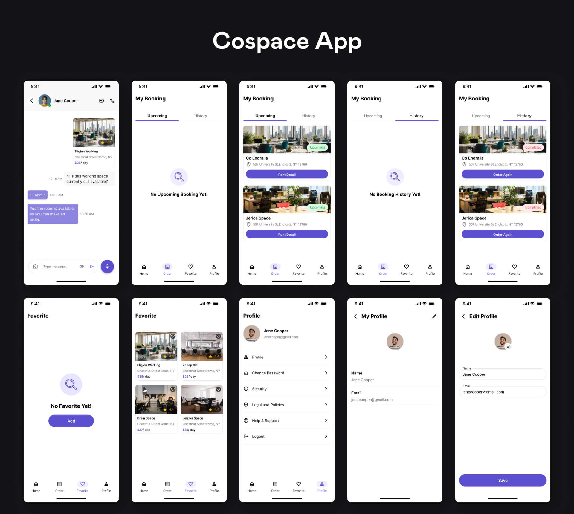 Spaces UI template | Coworking & Meeting Rooms App in Flutter | Book Workspaces App Template by ...