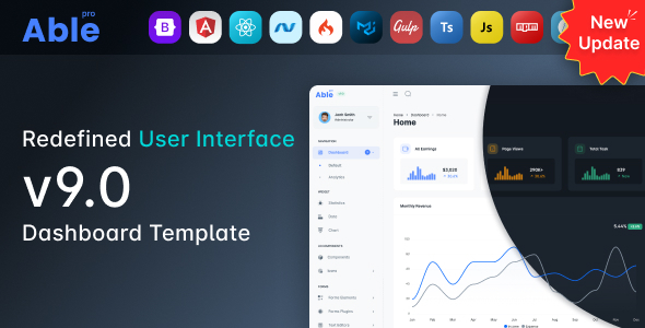 Able Pro Material Dashboard Template by phoenixcoded | ThemeForest