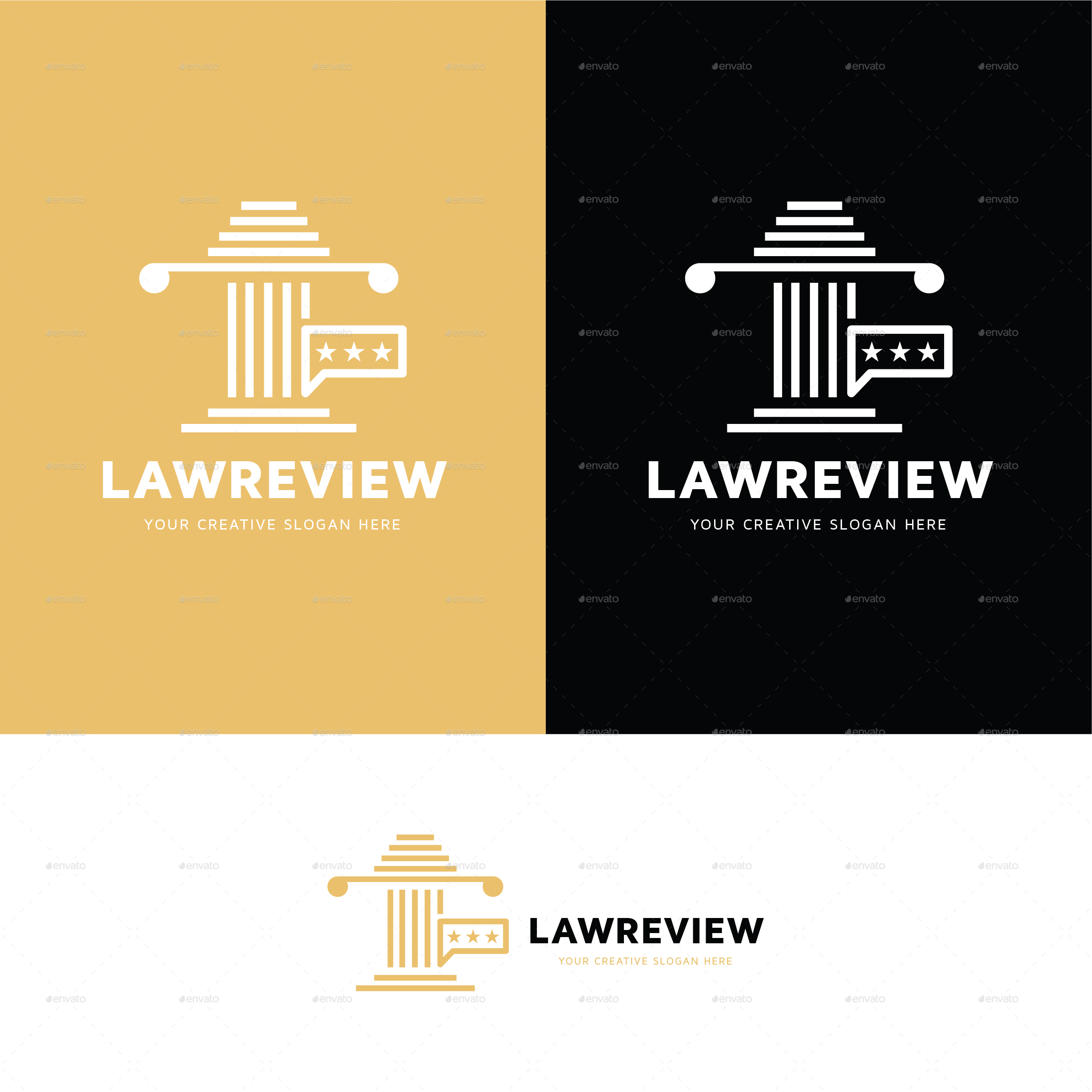 Law Review Logo, Logo Templates | GraphicRiver