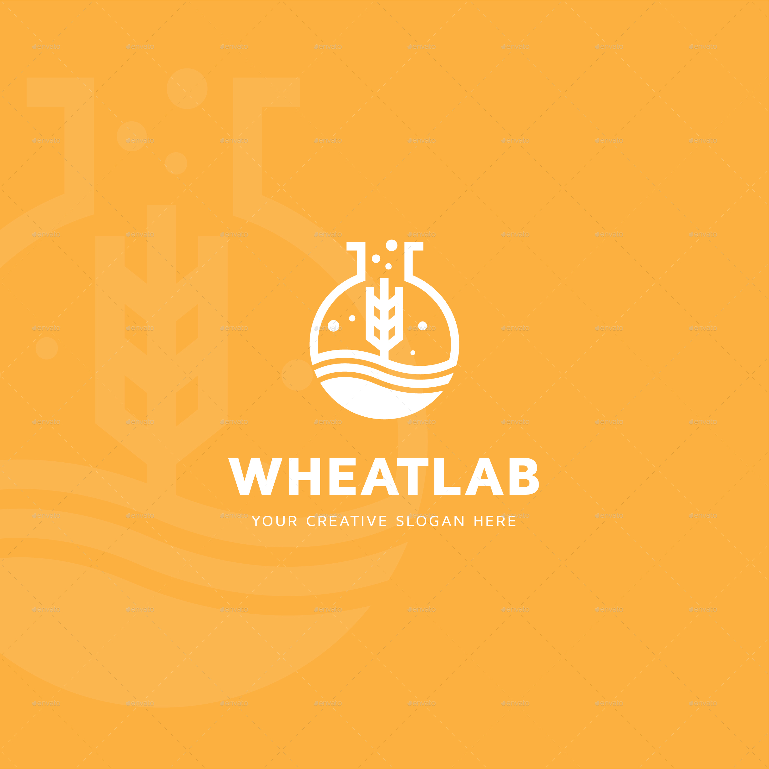 Wheat Lab Logo, Logo Templates | GraphicRiver