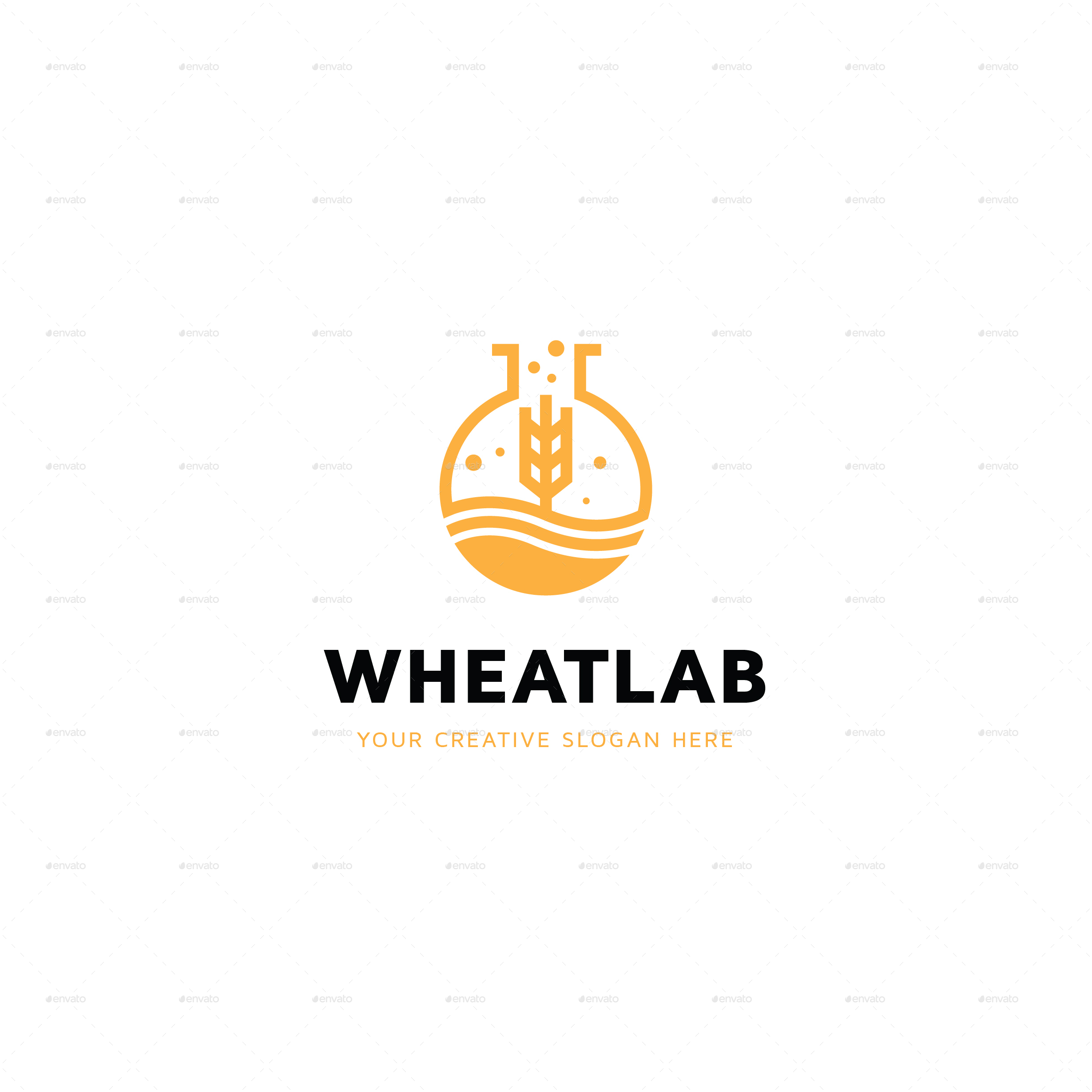 Wheat Lab Logo, Logo Templates | GraphicRiver