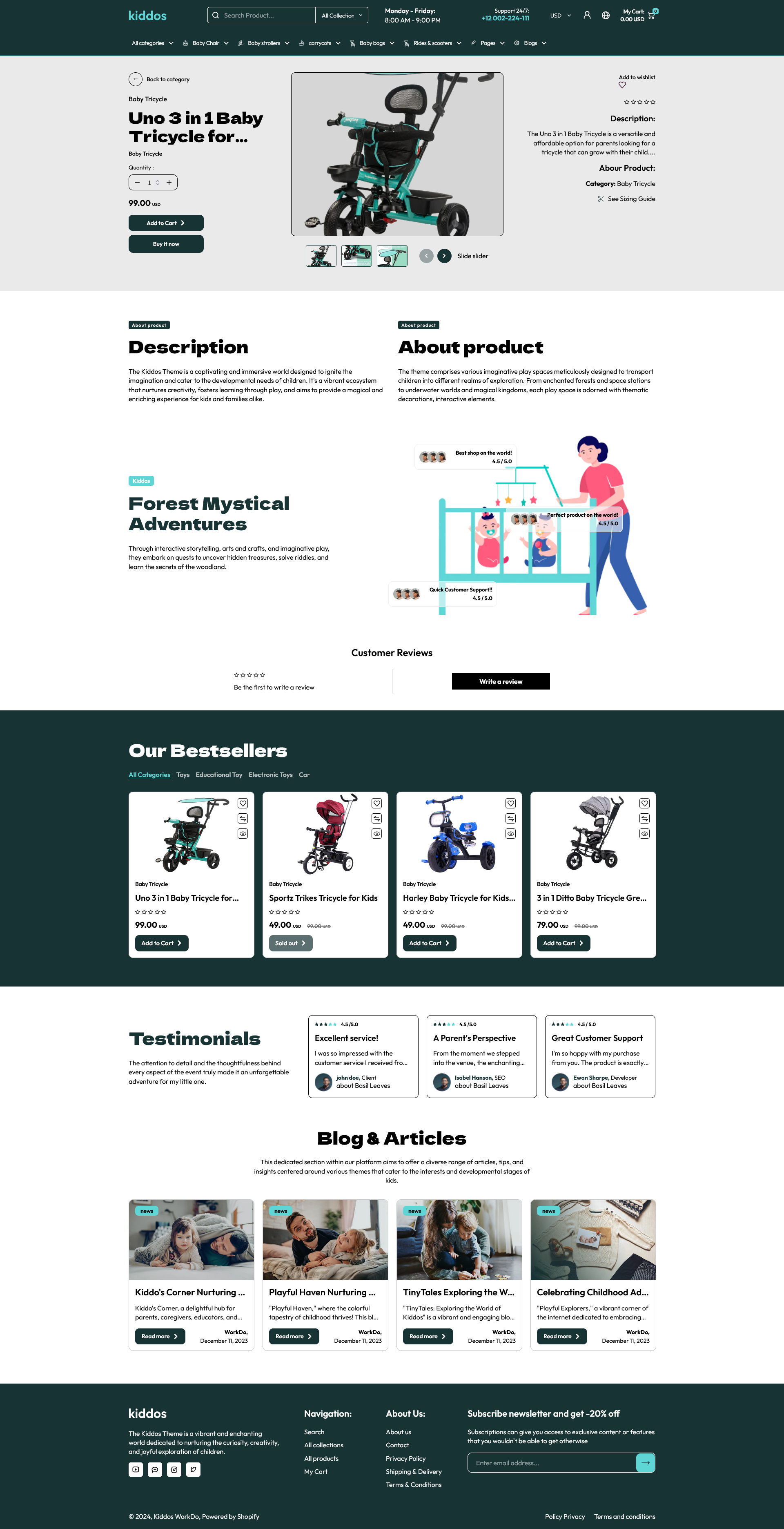 Kiddos - Kids Toys & Games Store Shopify OS 2.0 by WorkDo | ThemeForest