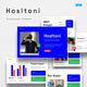 White Blue Red Technology Presentation Template, Presentation Templates