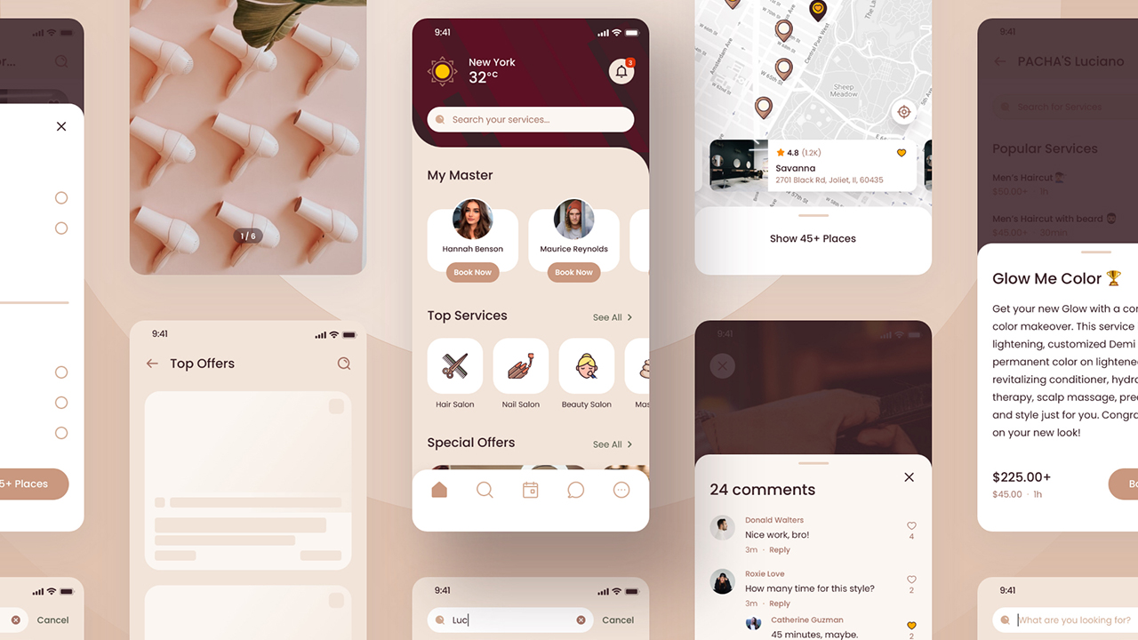Beauty Master Hair Salon Flutter Template App by izidev2023 | CodeCanyon