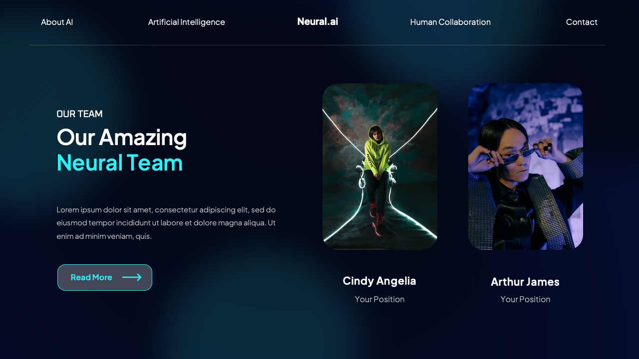 Neural - Artificial Intelligence Keynote Tamplate, Presentation Templates