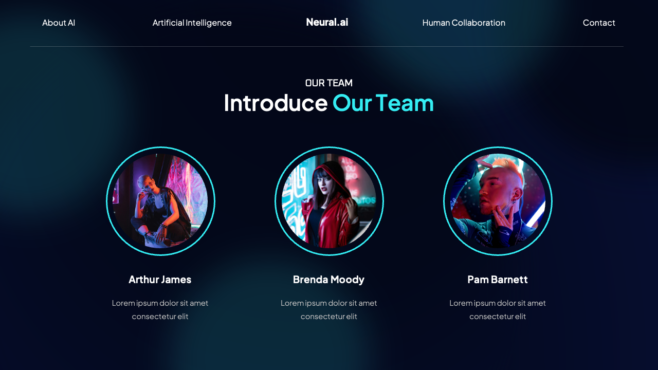 Neural - Artificial Intelligence Keynote Tamplate, Presentation Templates