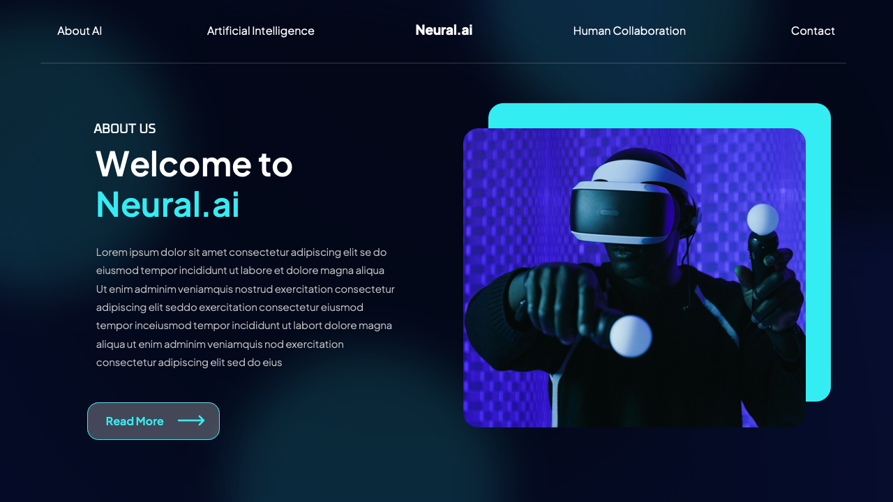 Neural - Artificial Intelligence Keynote Tamplate, Presentation Templates