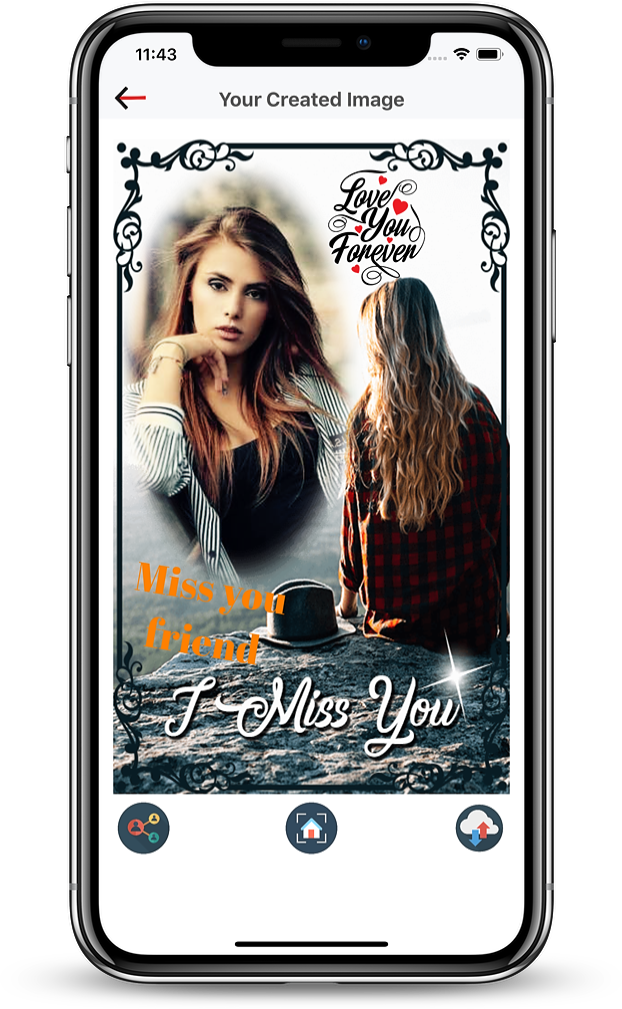 Miss You Photo Frames (Support iOS version 17 and Swift 5) by appworldking