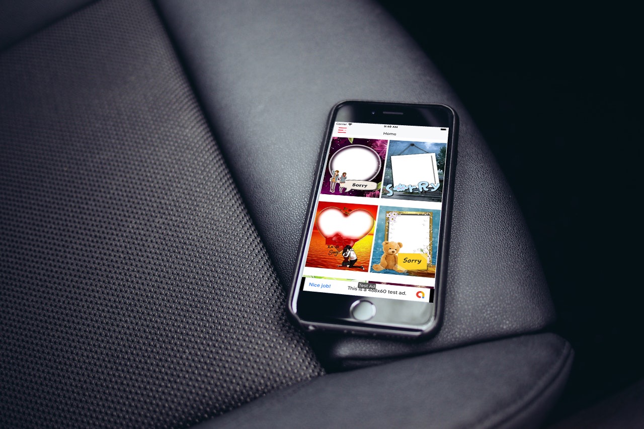 Sorry Photo Frames (Support iOS version 17 and Swift 5) by appworldking