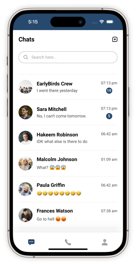 Chat & Group Chat App Template React Native CLI | Whatsapp Clone React Native CLI Template ...
