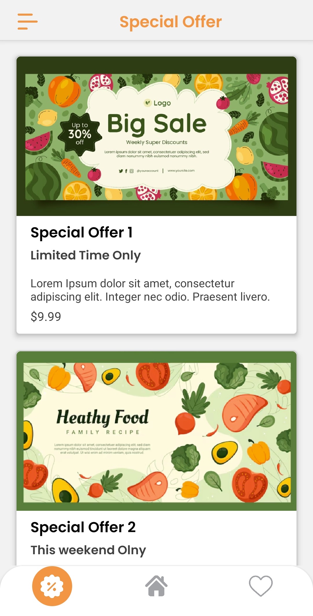 Grocery Cart Pro - React Native UI Kit Template by k29solutions | CodeCanyon