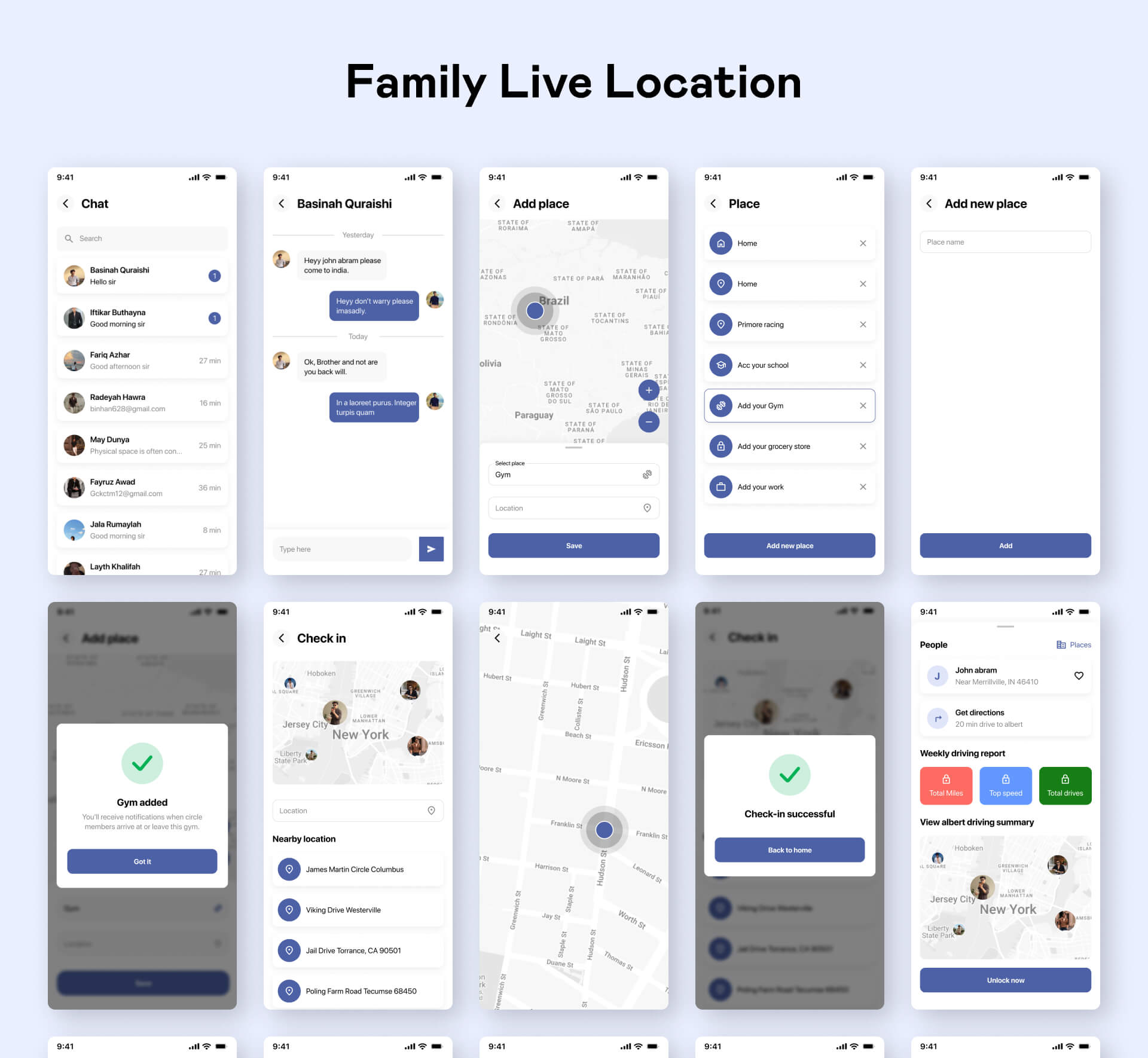 Findme UI template | Family Location Tracker App in Flutter | Navigation Assistant App Template ...