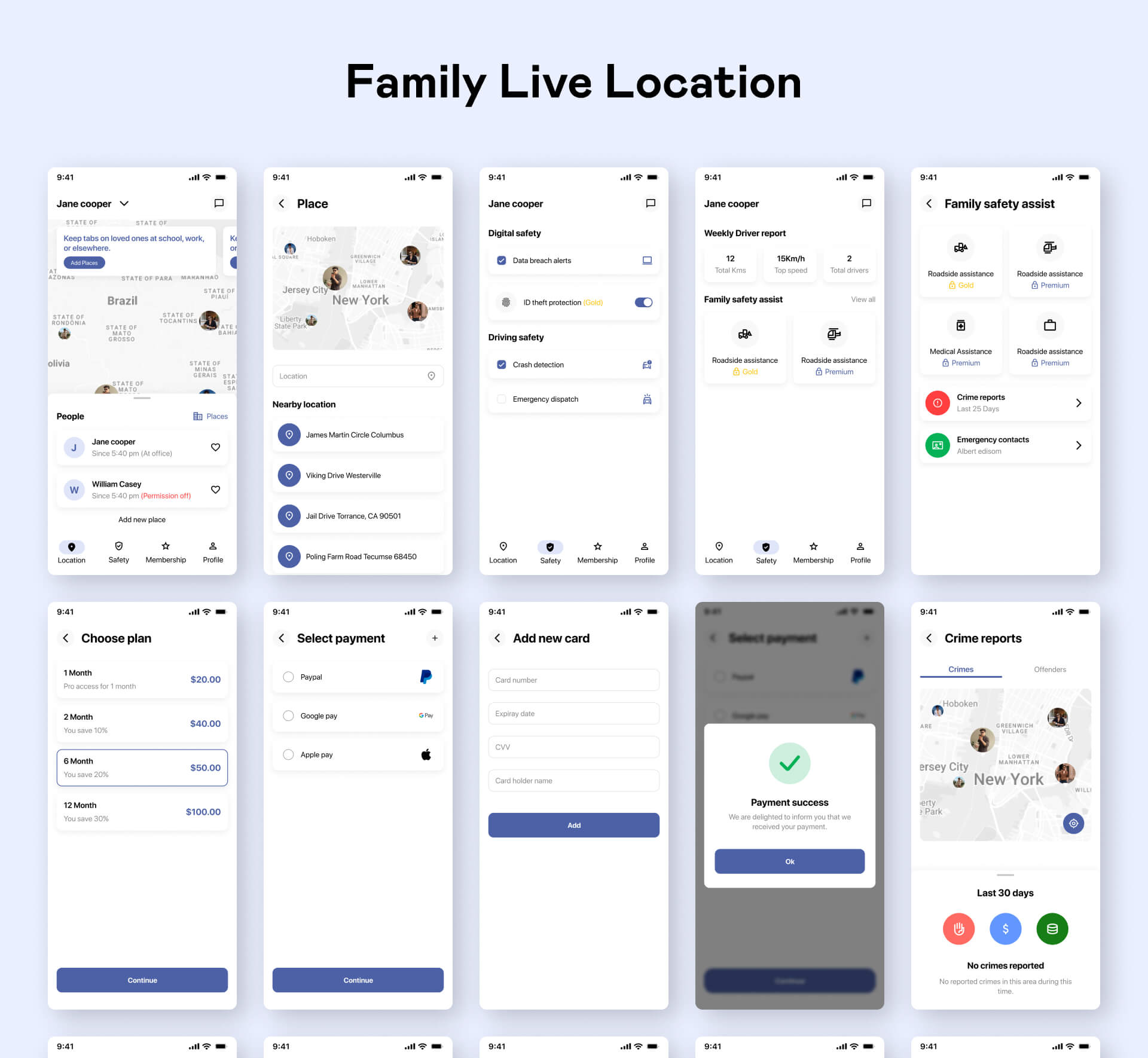 Findme UI template | Family Location Tracker App in Flutter ...